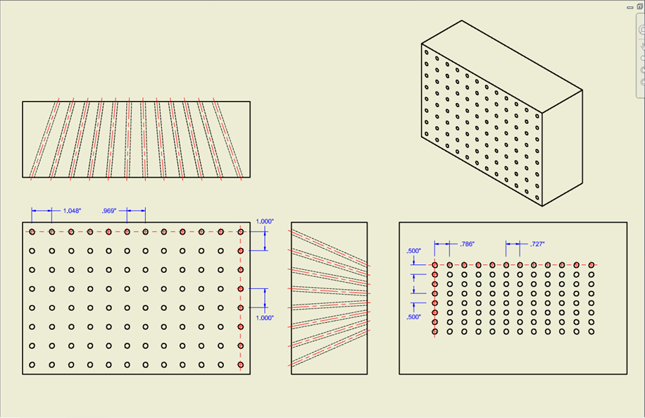 Solved: Drawing Multiple Angled Holes In bock - Page 2 - Autodesk Community