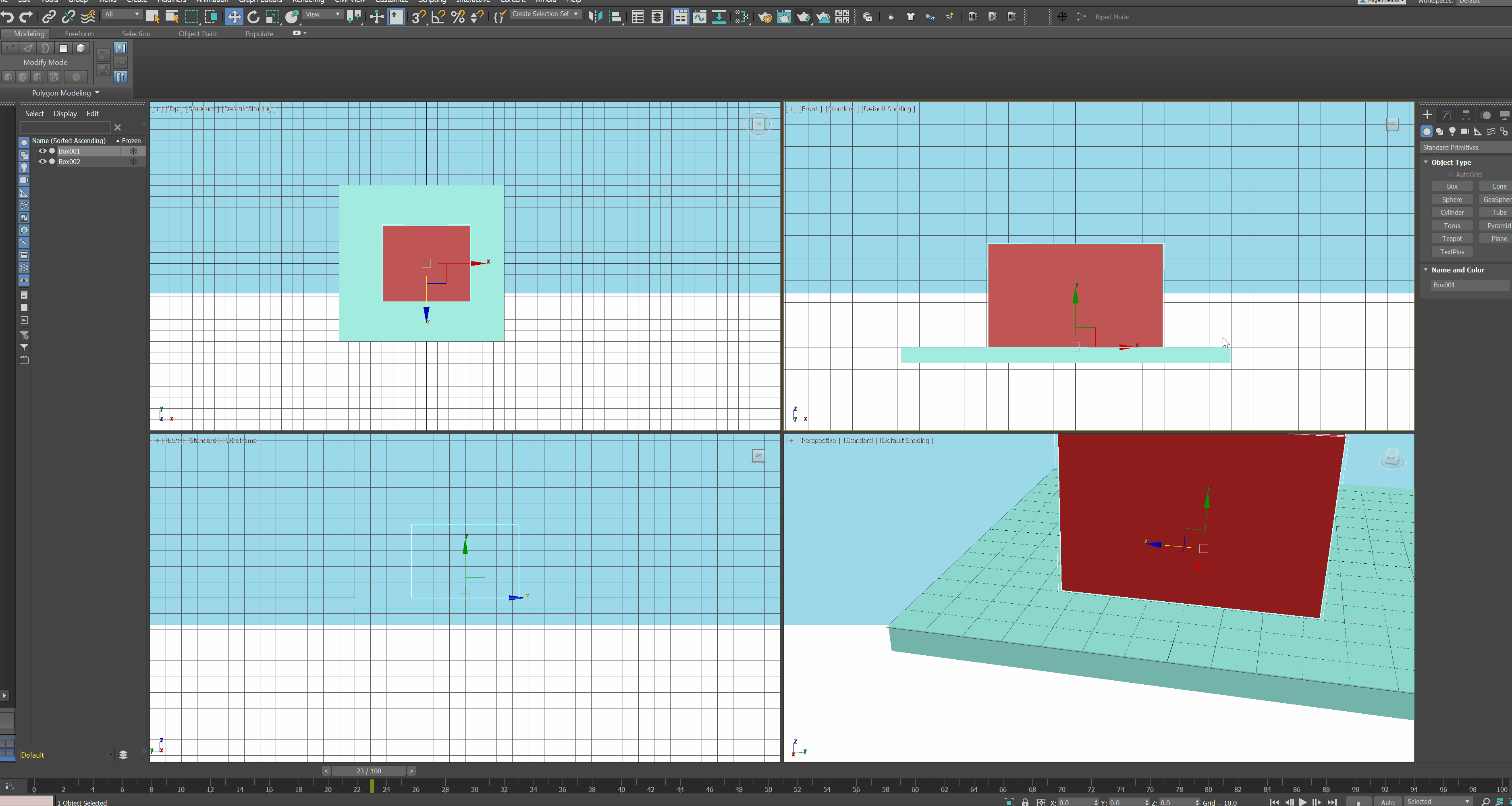 Solved: 3DS Max, Joining Multiple Faces Of One Object To A Plane ...