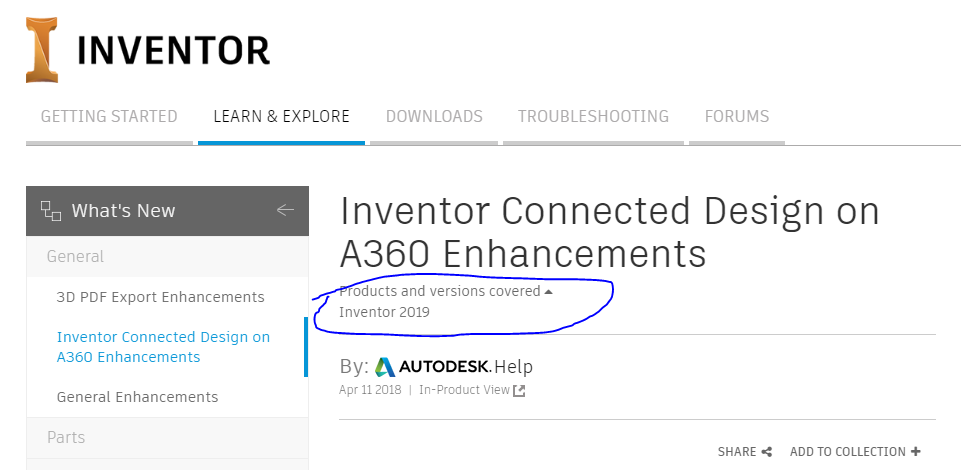 Solved: Connected Design on A360 Inventor 2019 - Autodesk Community