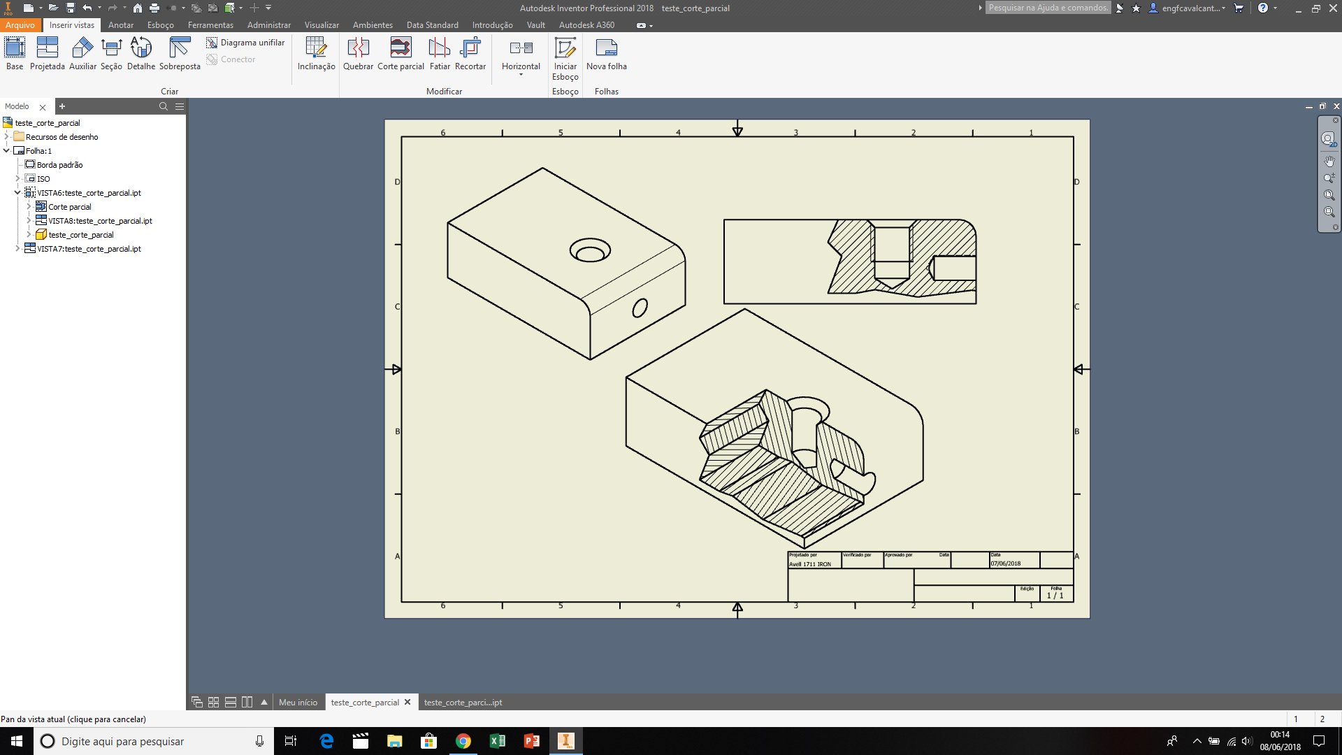 Partial cuts in 2D (Planes) / Cortes parciales en 2D (Planos ...