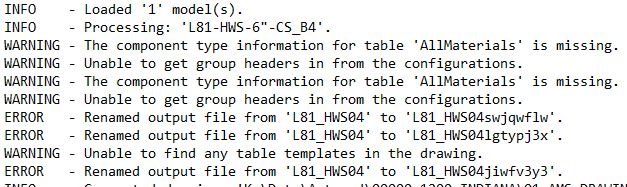 Existing components will not pass through when using Spool Format ...