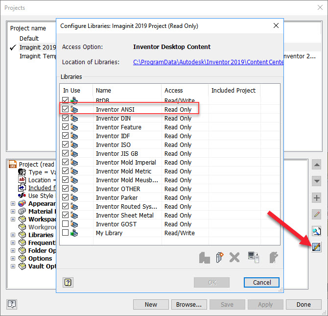 Solved: Inventor Frame Generator Change To Imperial Profiles Instead Of ...