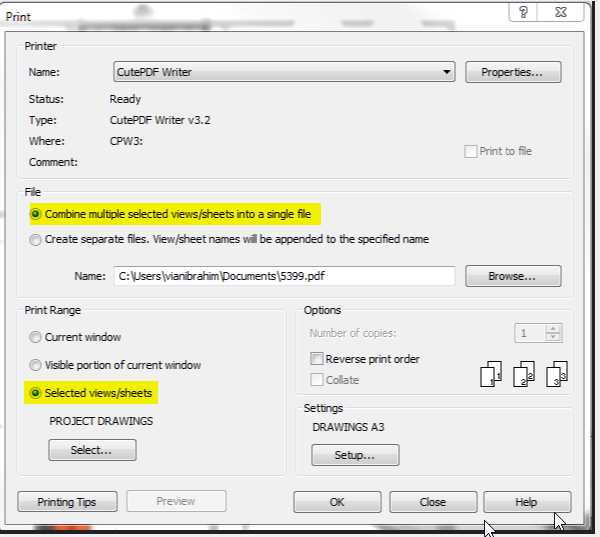 Revit LT 2017 Print PDF size - Autodesk Community