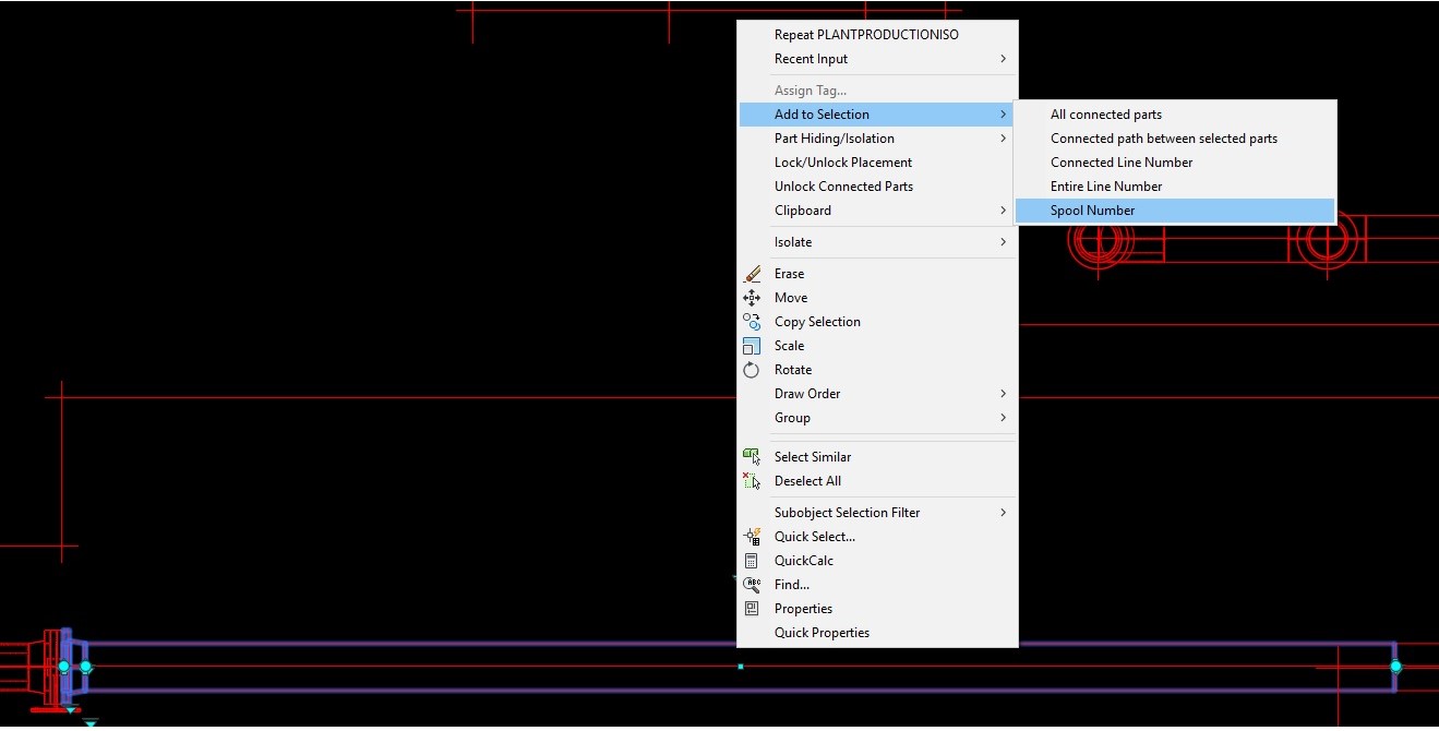 Existing components will not pass through when using Spool Format ...