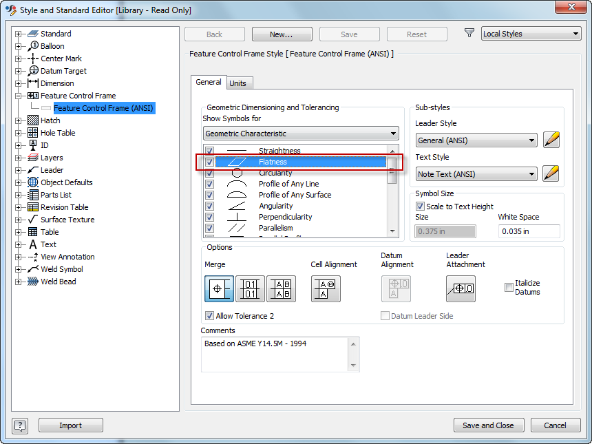 Solved: Editing Feature Control Frama via iLogic - Autodesk Community