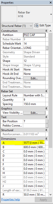 Solved: Rebar - Bar Length Annotation Tag without hook lenght ...