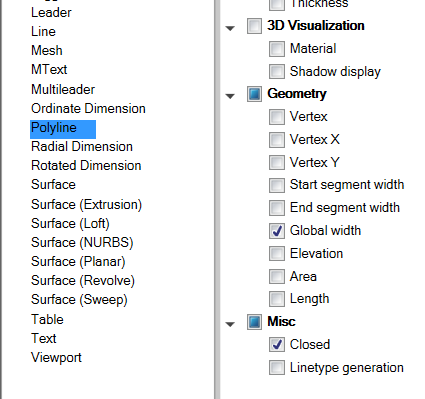 Quick Properties missing some - Autodesk Community