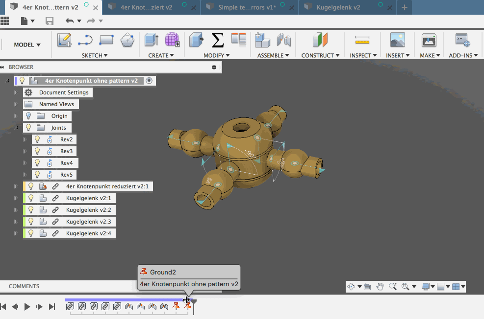 Joint conflict in assembly with multiple occurances of component - Autodesk Community
