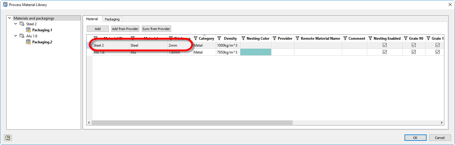 Change Nest Material - Autodesk Community