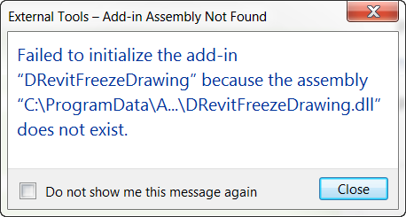 Solved: Revit 2017 Extensions - Freeze drawings - Autodesk Community