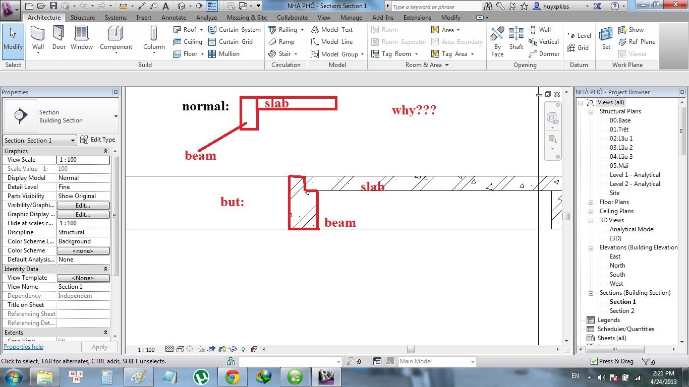 beam and slab in revit structural - Autodesk Community