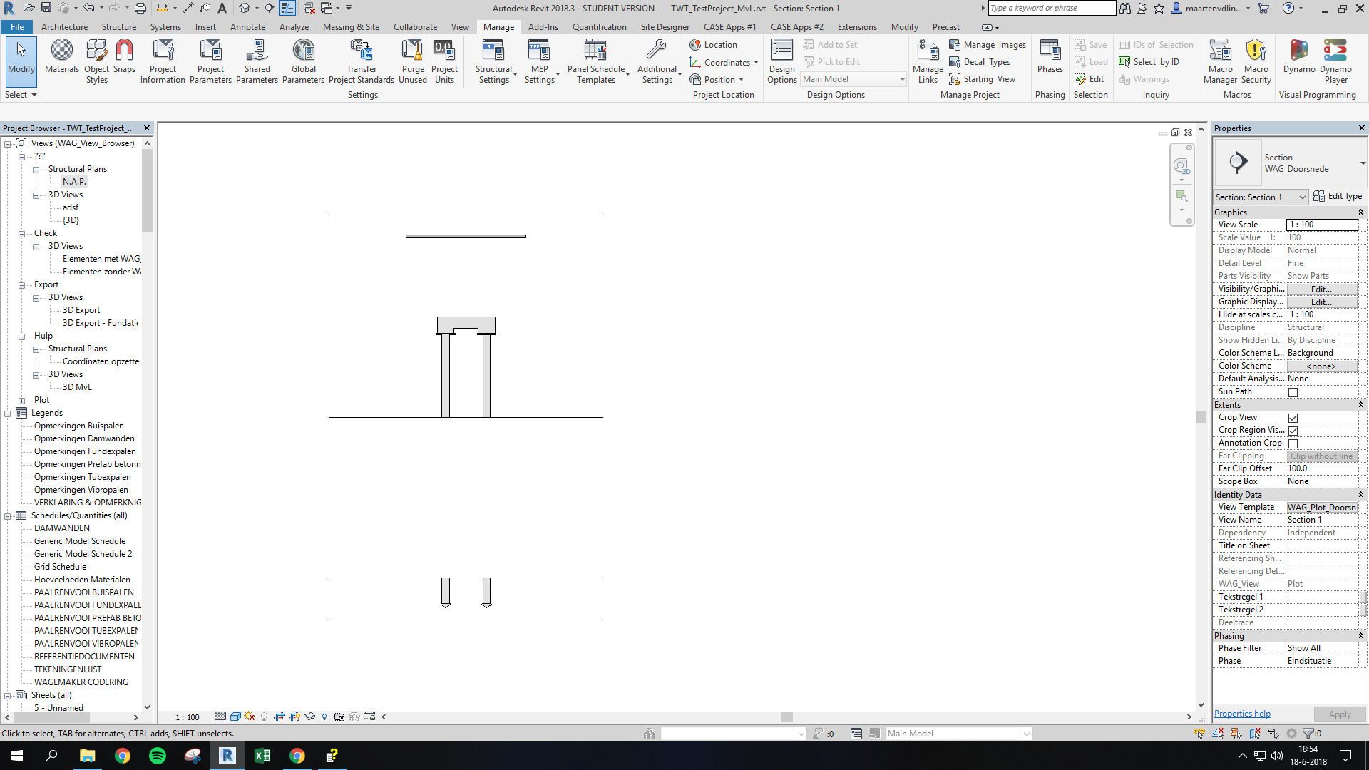 Create a secton view with split crop region - Autodesk Community
