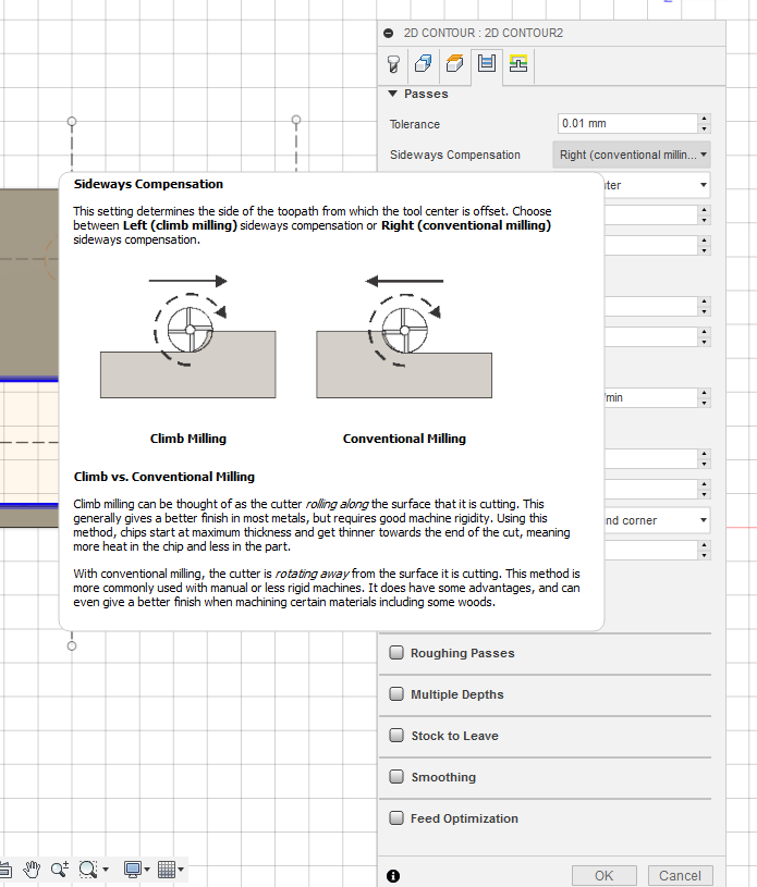 2D Contour change cut direction - Autodesk Community