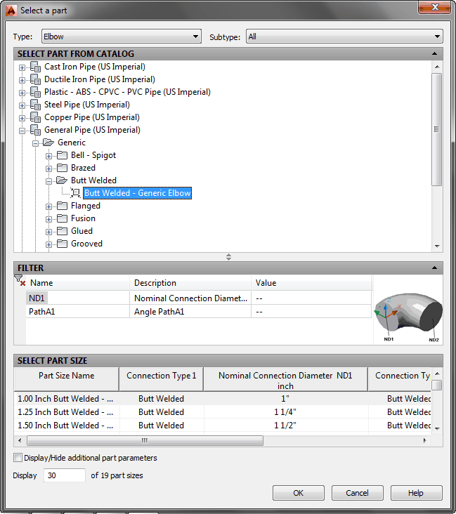 Solved: cannot find correct fittings - Autodesk Community