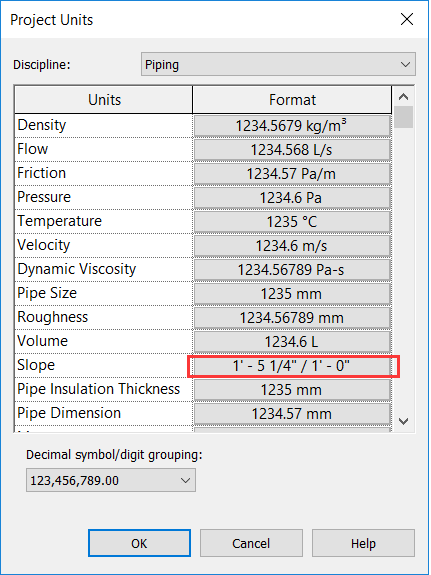 pipe slope - Autodesk Community