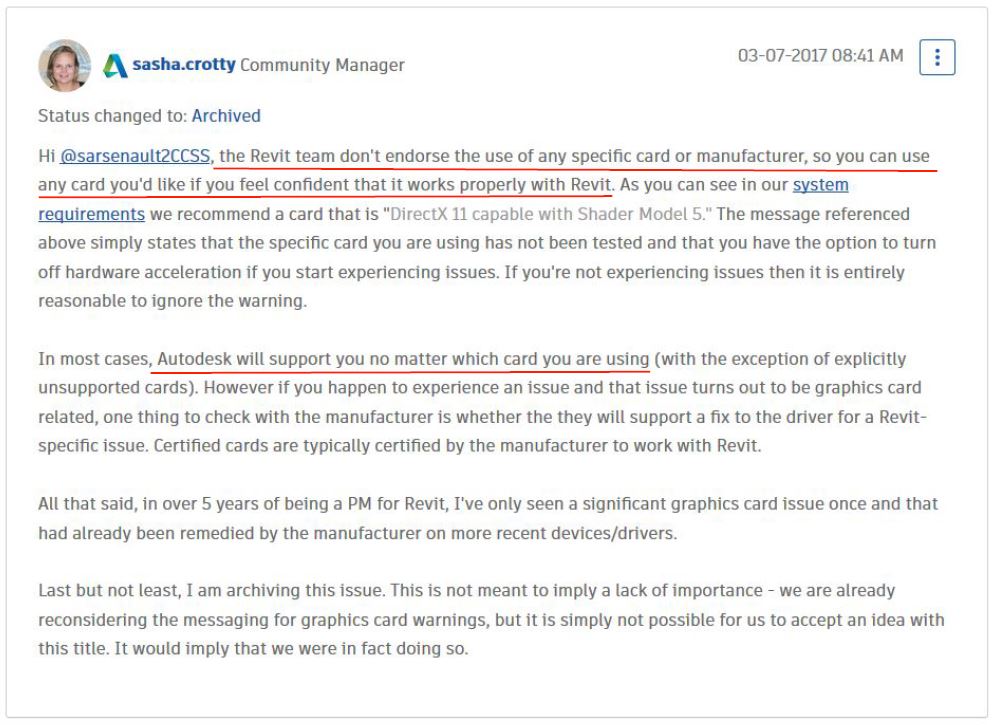 Solved: Nvidia GTX Supported by Revit / Autodesk? - Autodesk Community