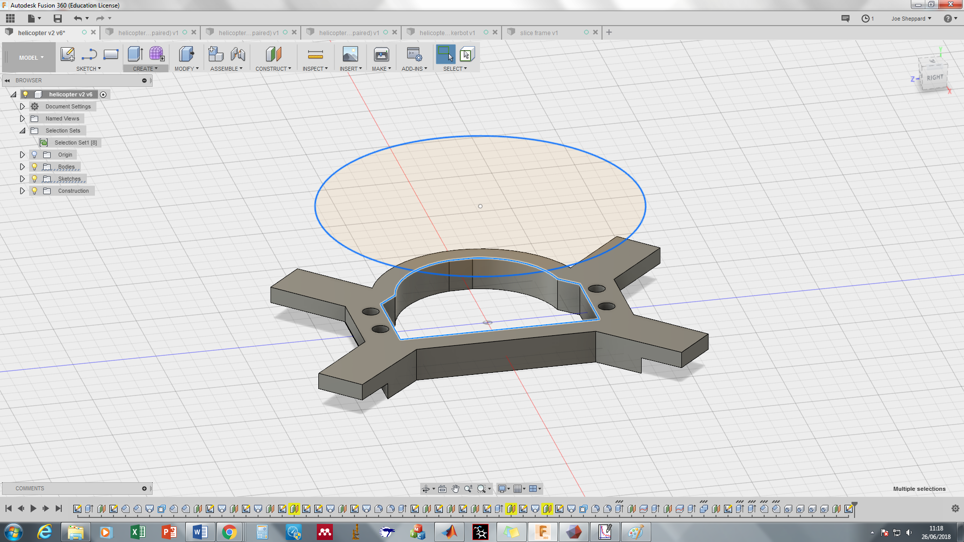 Solved: Surface Loft: Selecting, chaining edges to create profiles ...