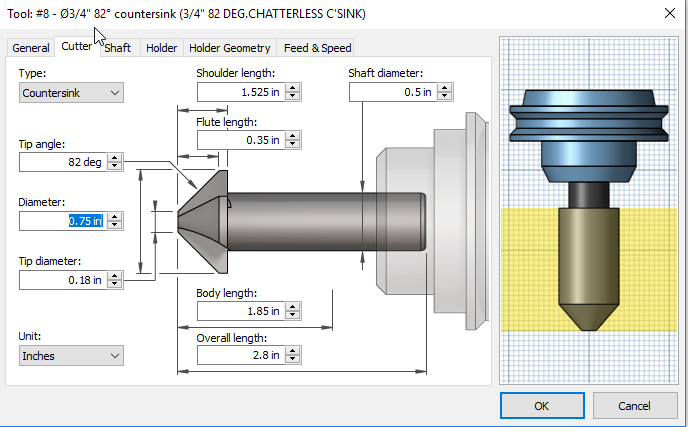 Add tip offset in tool library for chamfer/spot - Autodesk Community