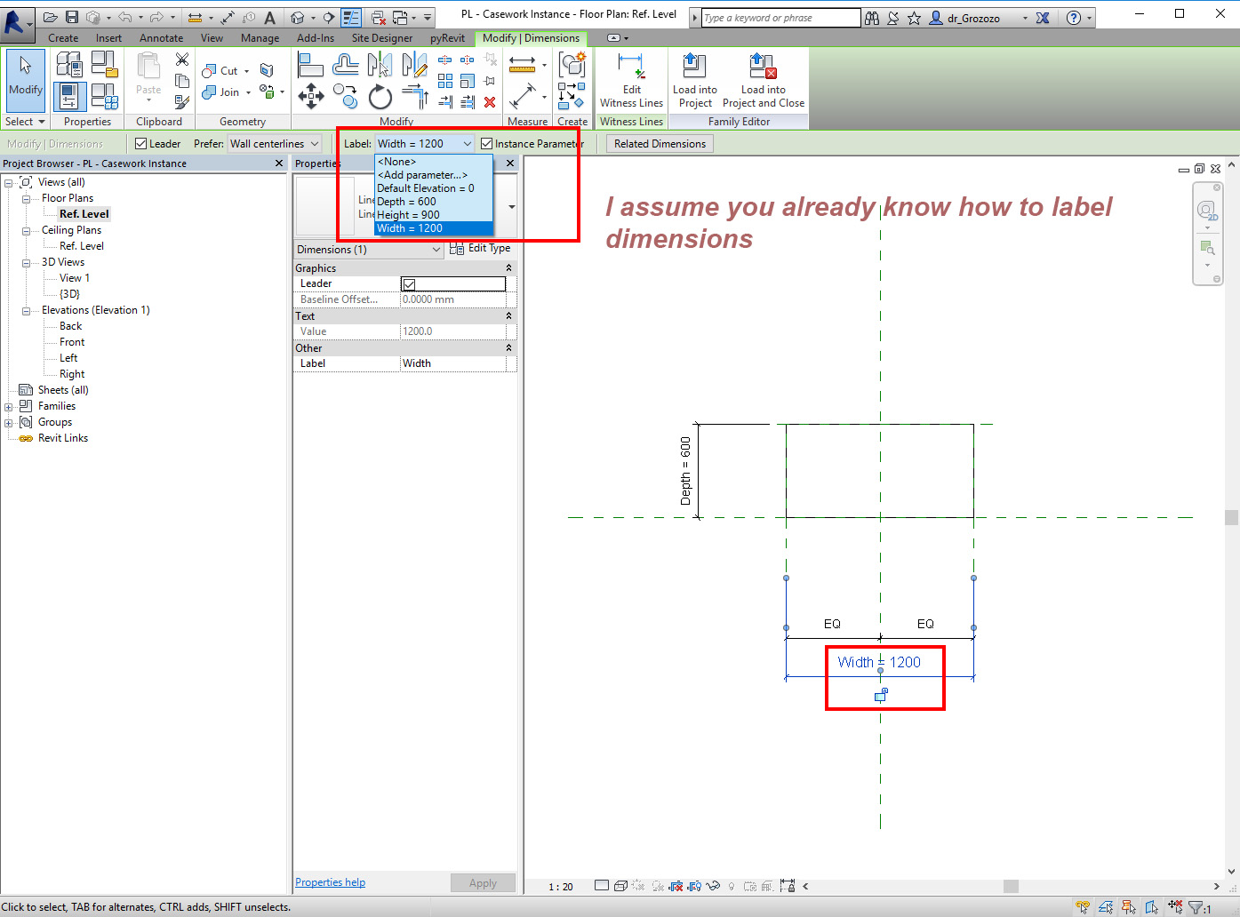 Solved: Add Dimension to Generic Model Families - Autodesk Community