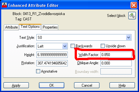 Solved: Width factor of multiline attribute - Autodesk Community