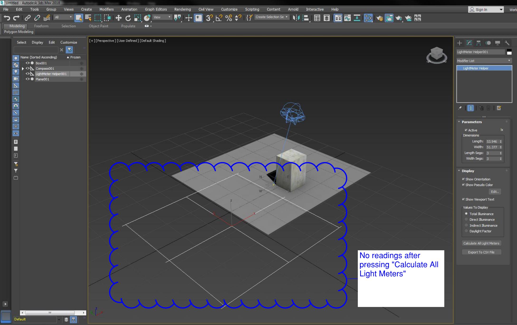 3ds Max 2018 Light Analysis Issue - Autodesk Community