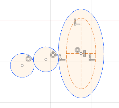 Solved: Cannot create tangent constraint between offset ellipse and circle - Autodesk Community