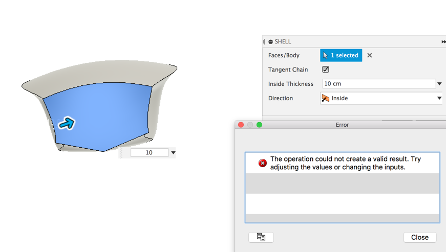 Solved: Unable to shell fusion crashing - Autodesk Community