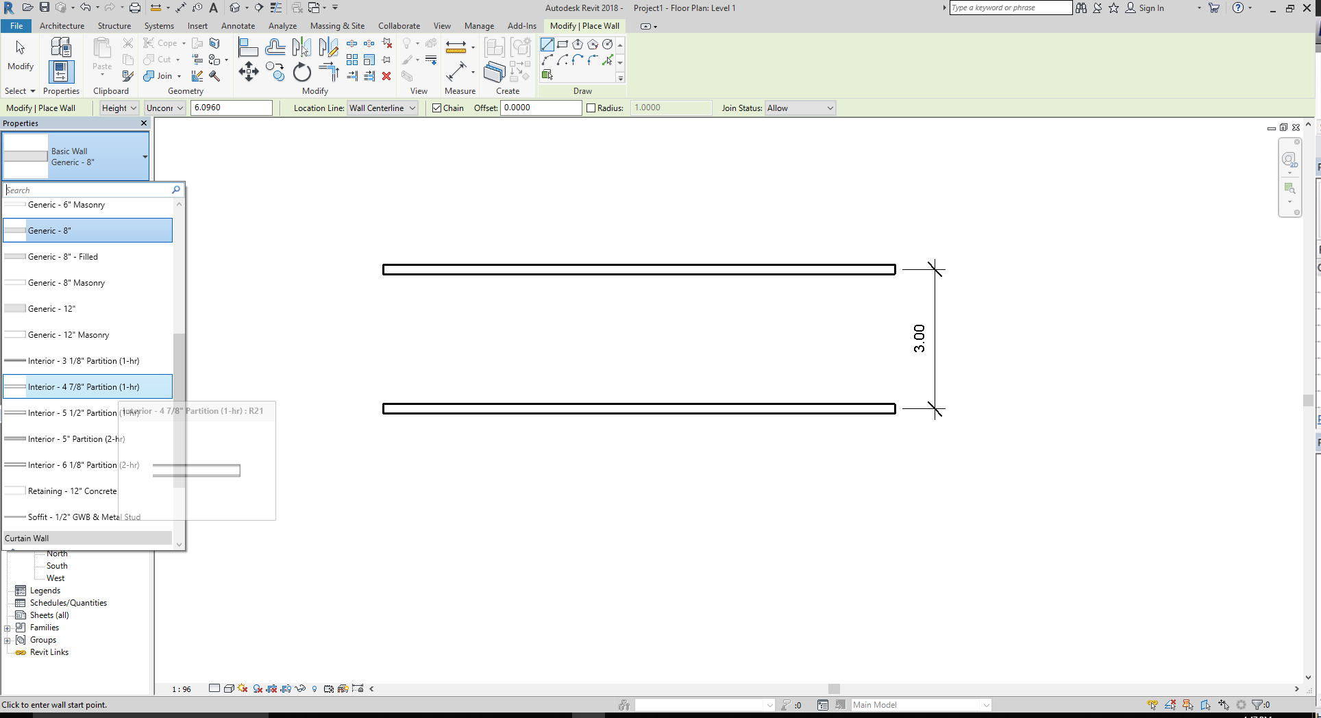 converting structural walls from imperial to metric in Revit 2018 ...