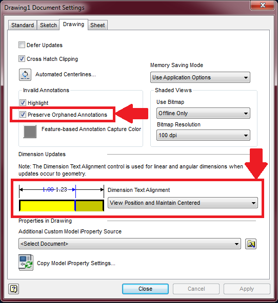 Solved: Keep drawing view annotations fixed relative to geometry ...