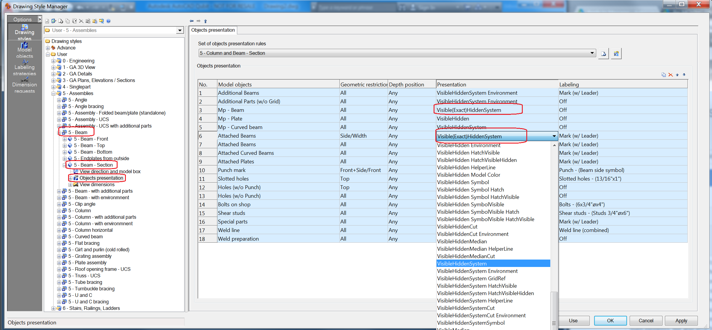 Solved: Display of parts in assembly drawings - Autodesk Community
