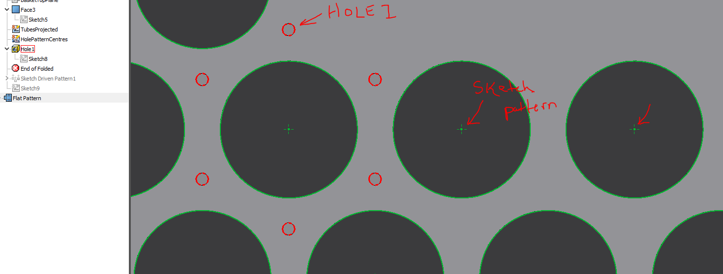 Solved: Sketch Driven Pattern inconsistencies - Autodesk Community
