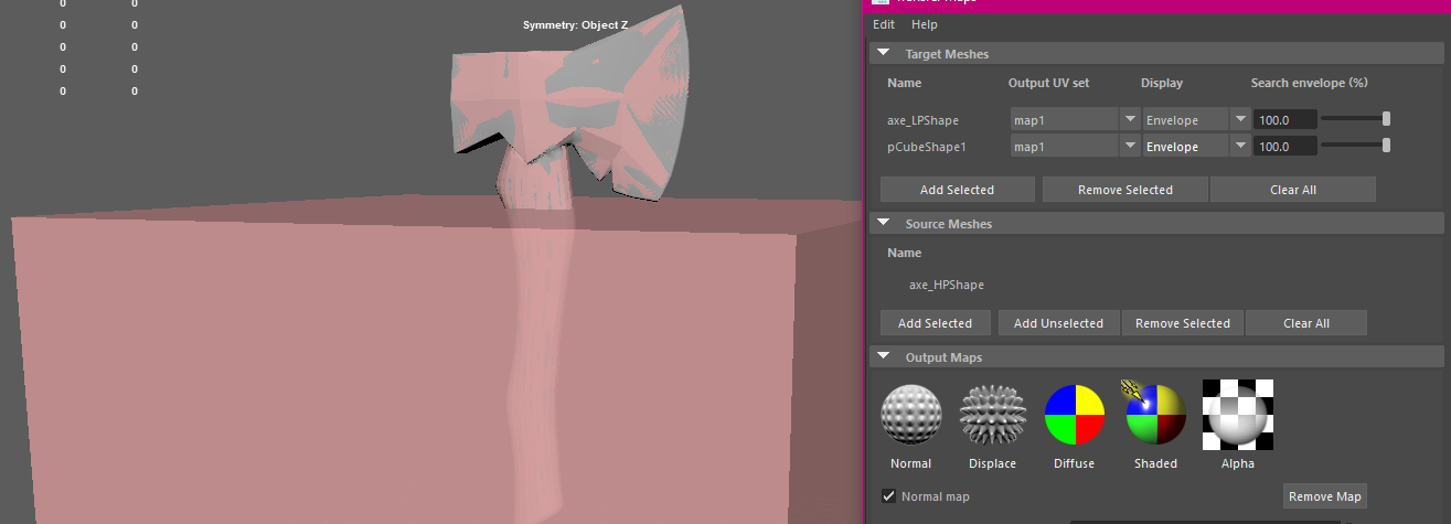 Problem Baking Normal Maps with Transfer Maps - Autodesk Community