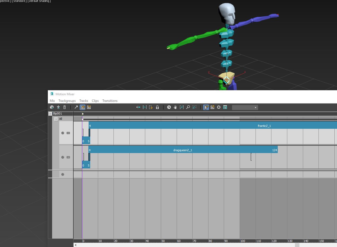 Solved: How to keep the same initial position of a biped with different ...
