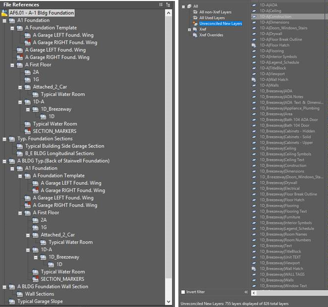 Managing a large amount of xrefs/layers - Autodesk Community