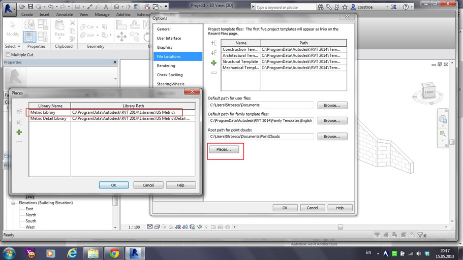 libraries for revit architecture is not appear - Autodesk Community
