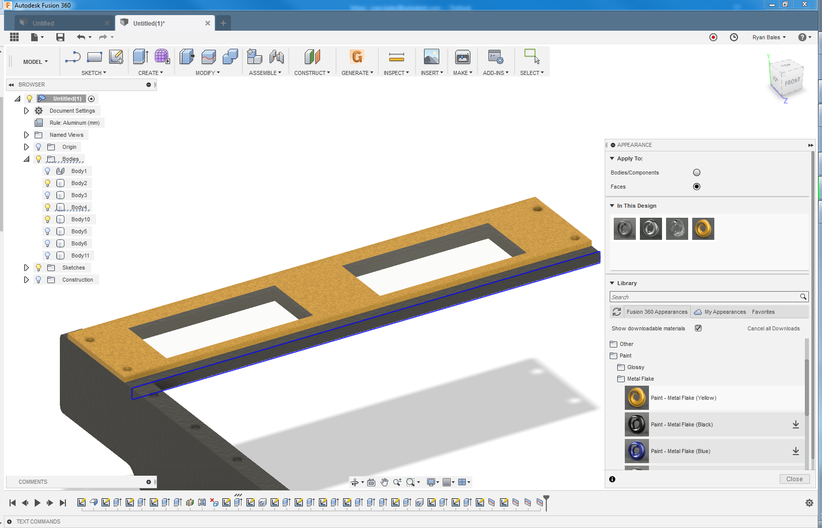 Solved: Can't change appearance of a face without affecting faces I don ...