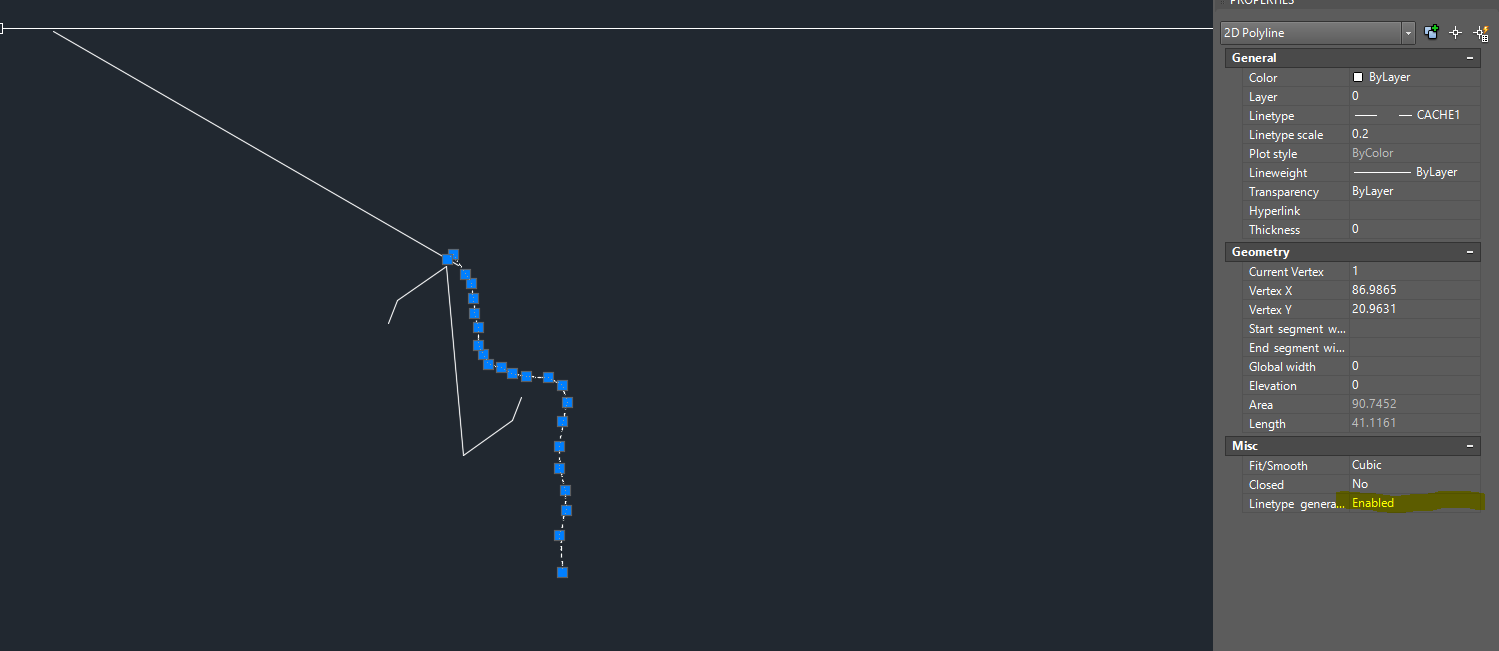 Solved: Trimed spline Polyline has too much segment - Autodesk Community