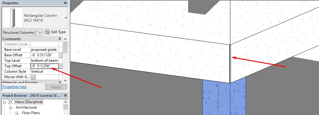 Solved: Columns prevent perpendicular beams joining - Page 2 - Autodesk Community