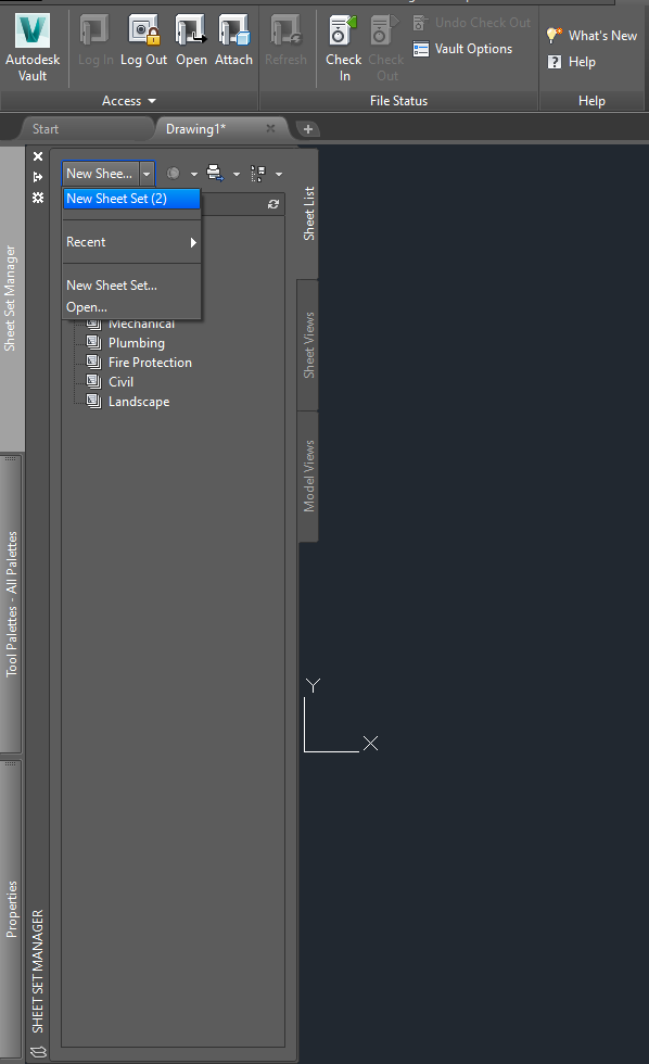 Help with Sheet set manager and vault - Autodesk Community
