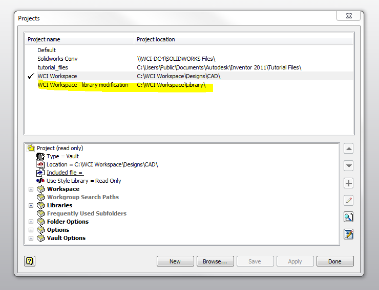 Solved: Common Parts Library iParts - Autodesk Community