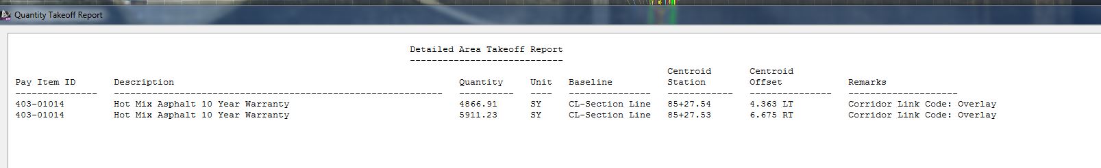 Creating a pay item list. - Autodesk Community