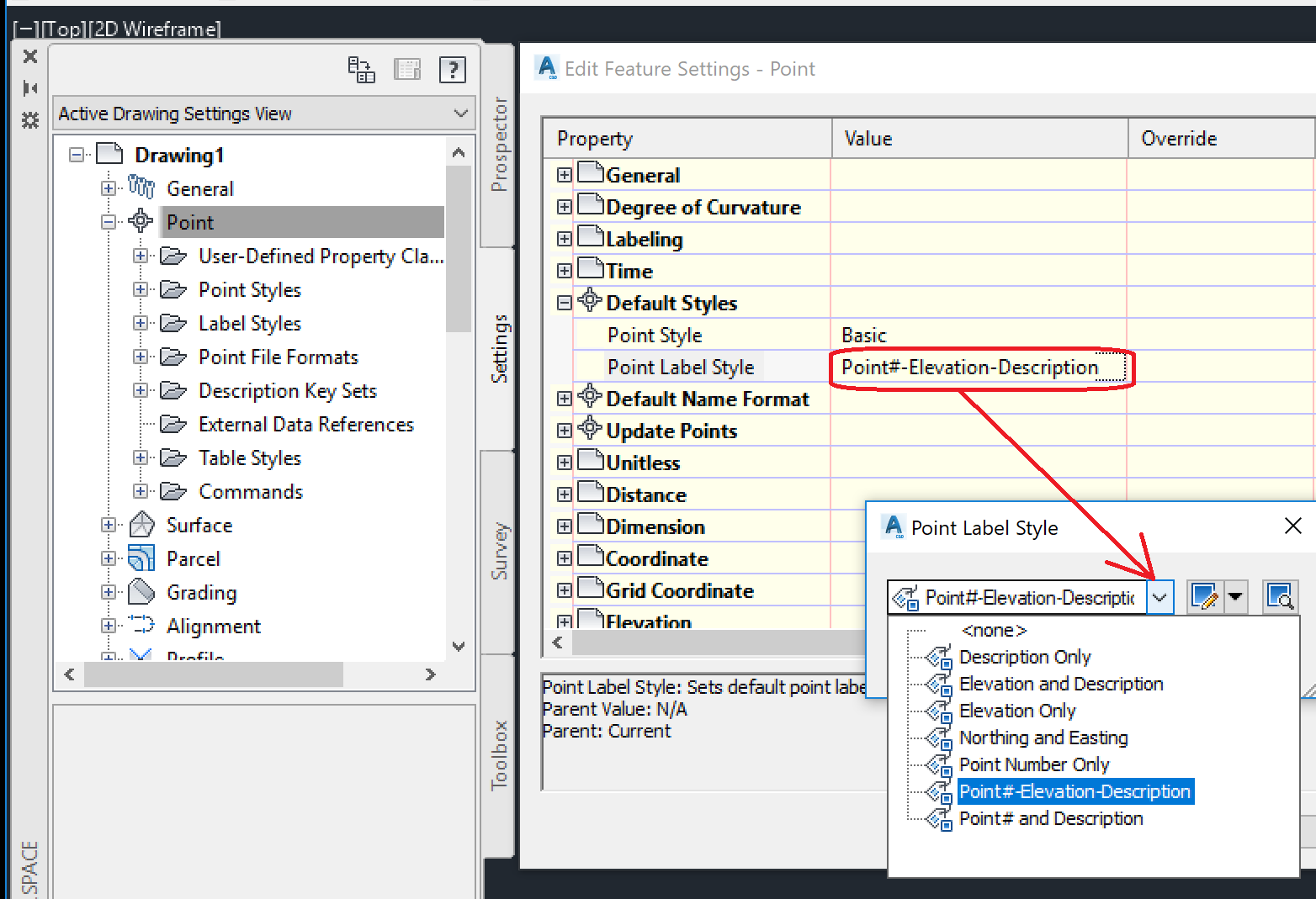 Solved: Make s specific Label Style the Default style - Autodesk Community