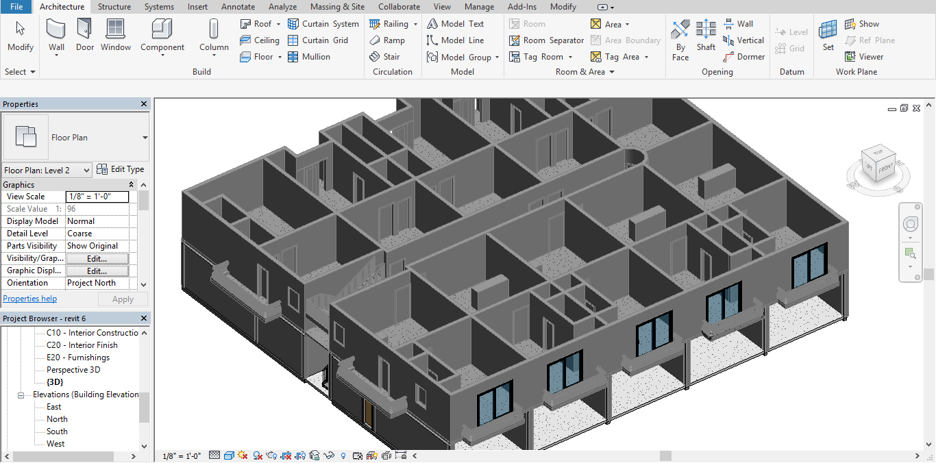 Solved: Revit Architectue: Level 2 everything is in grey shade. Need ...
