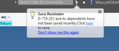 Solved: Auto-Save reminder not showing - Autodesk Community