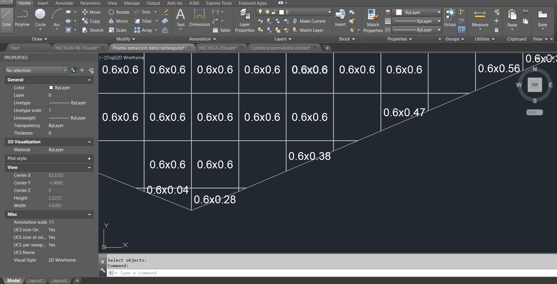 length and width of rectangle as text - Autodesk Community