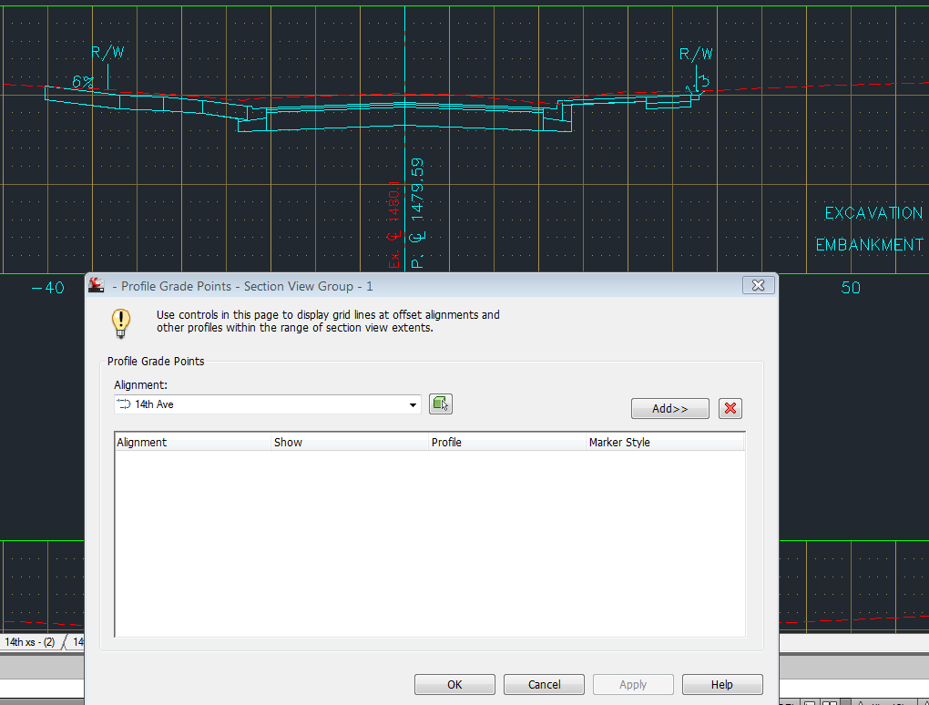 profile grade markers - Autodesk Community