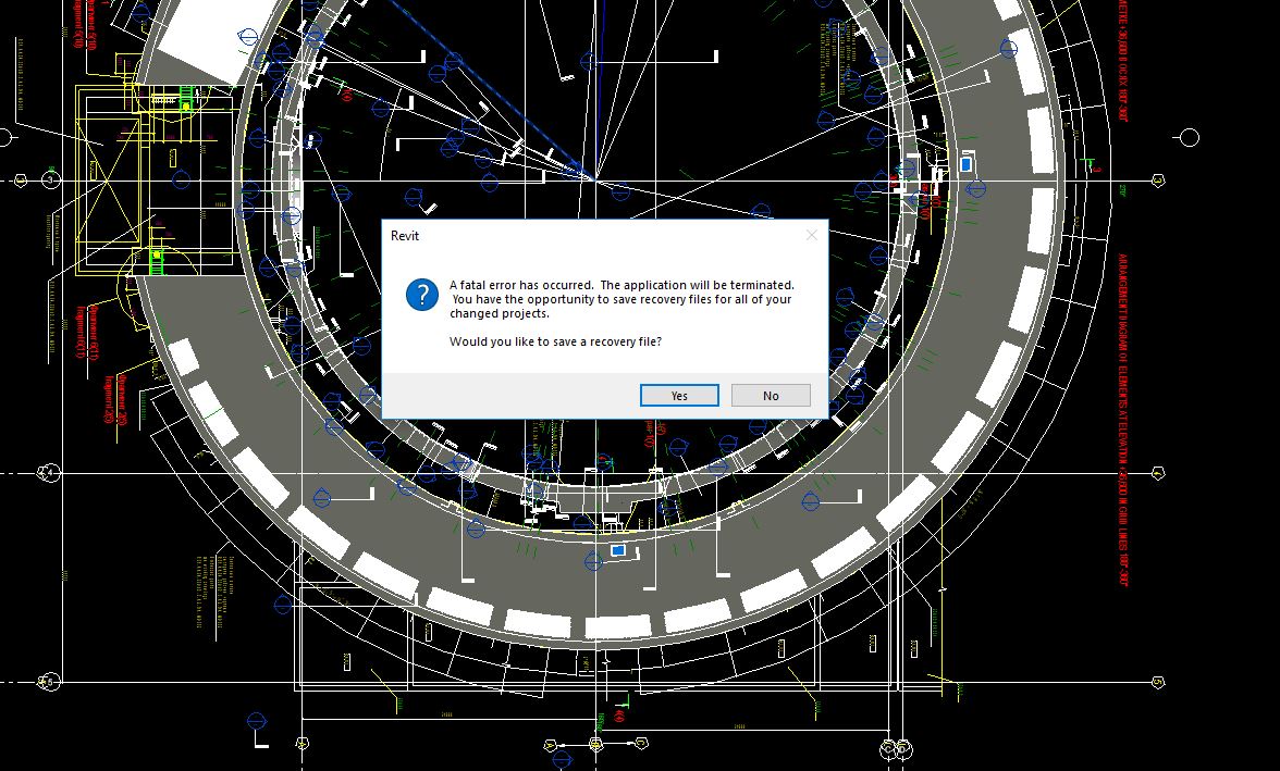 Solved: fatal error while picking line for creating floor - Autodesk ...