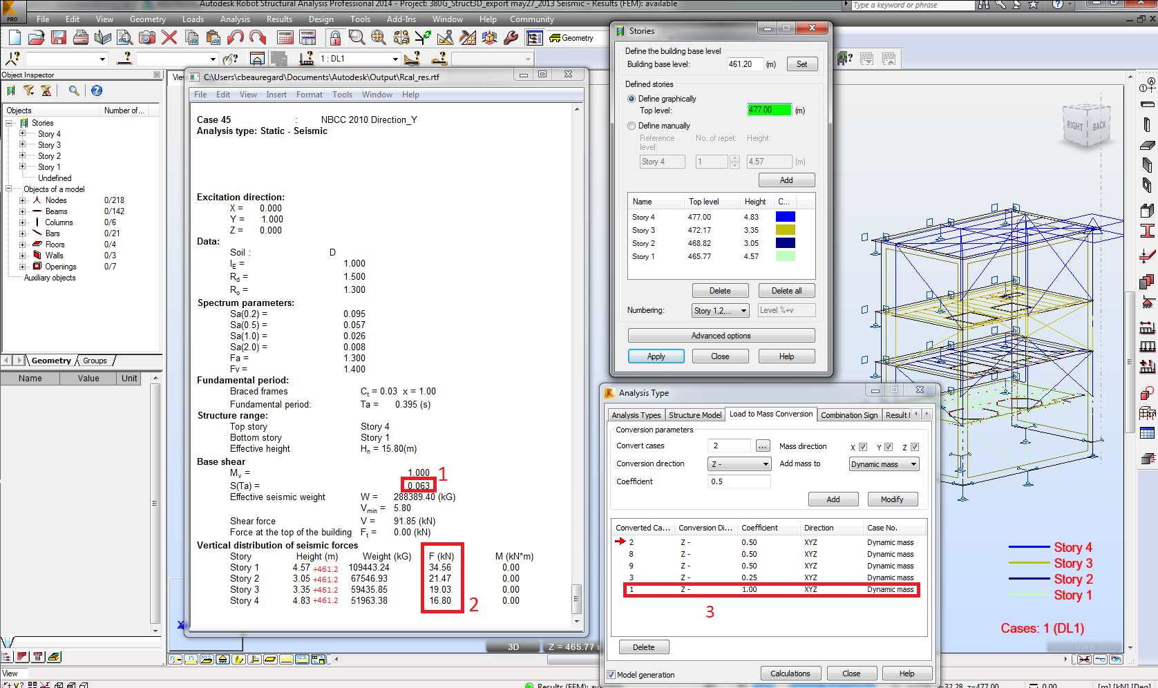 Solved: NBCC Seismic (Equivalent Static Method) - Autodesk Community