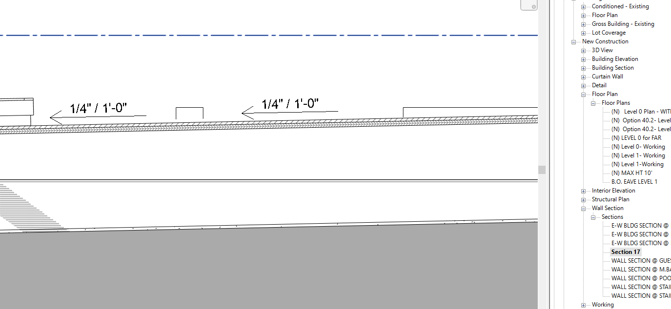 Solved: Spot Slope annotation offset in sections - Autodesk Community