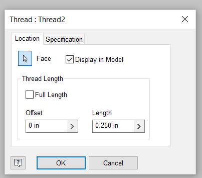 Solved: Cool Orange Thread modeler only working one one side - Autodesk ...
